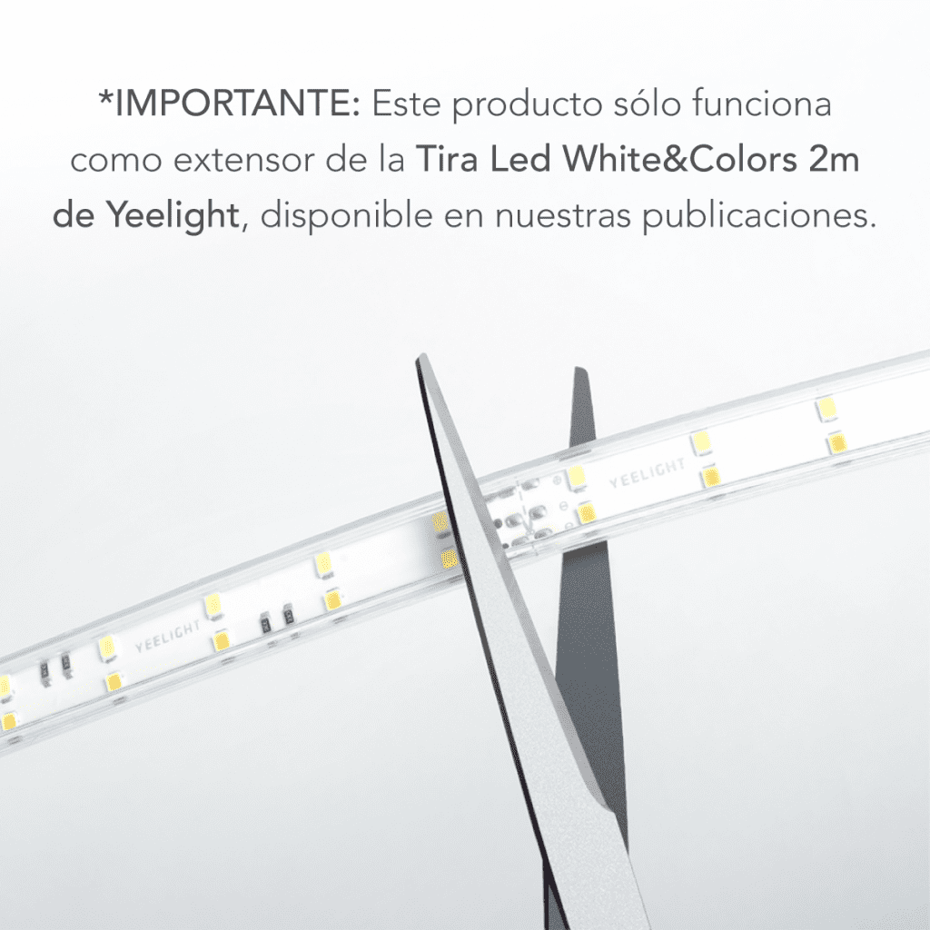 Extensión Tira Led Yeelight Blanco & Colores - 1m » DOMOTICAN