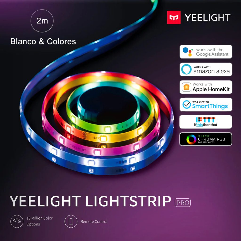 Tira de Luces Led Inteligente Blanco y Colores - 2m » DOMOTICAN